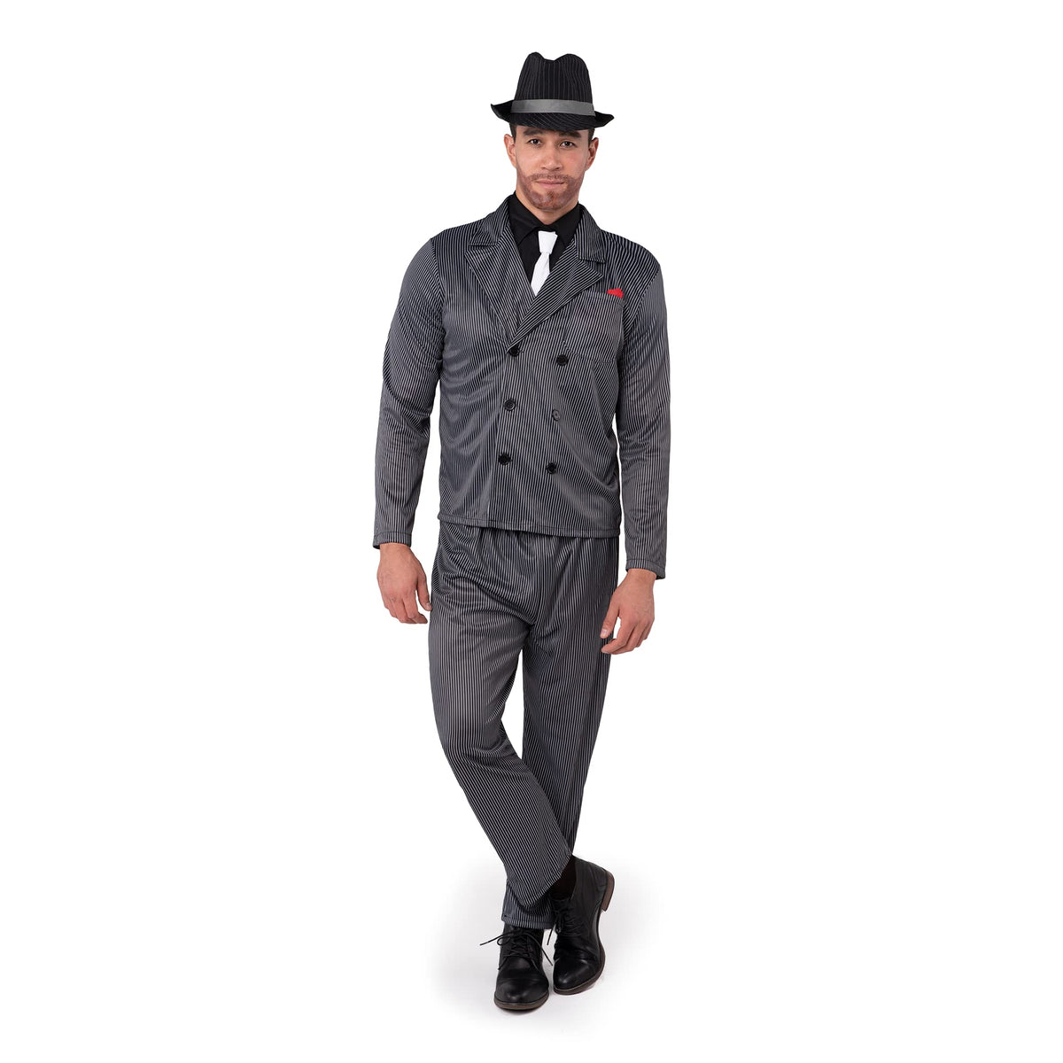 Men Gangster Al Capone Pimp Halloween Cosplay Role play Dress up Costu ...