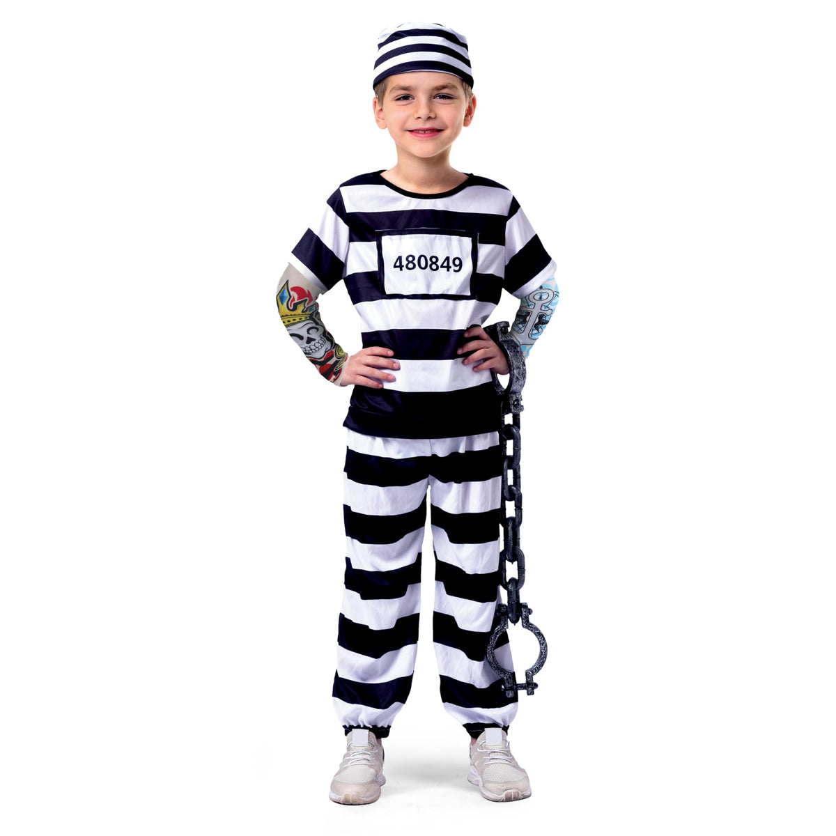 Baby & Kids Prisoner Jail convict Halloween Cosplay Role-play dress up ...