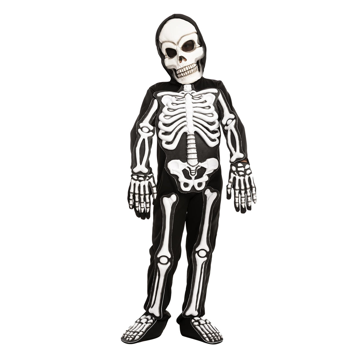 Child 3D Skeleton Costume Halloween Cosplay Dress up Role play Costume ...